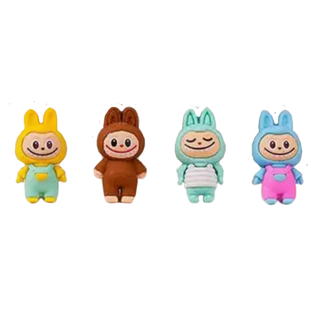 Cute Monster Rubber eraser 4pcs Set – Bene Gifts Hollister