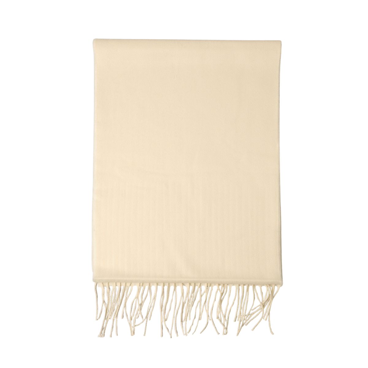 Off White Warm Scarf with Fringes – Bene Gifts Hollister